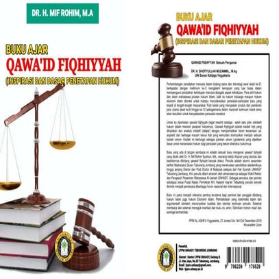 BUKU AJAR QAWA’ID FIQHIYYAH (Inspirasi Dan Dasar Penetapan Hukum).docx