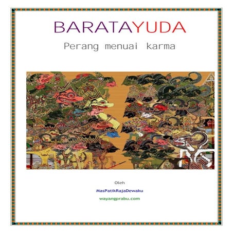 Buku baratayudha (part 1) | PDF
