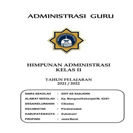 BUKU HIMPUNAN ADM KLS II.docx