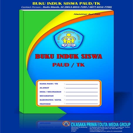 BUKU INDUK SEKOLAH 2019 - Buku induk siswa SEKOLAH terbaru kurtilas ...