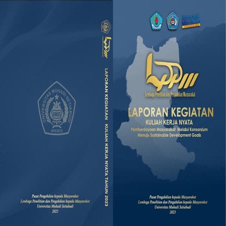 DESAIN COVER BUKU BERBAGAI LAPORAN DAN KEGIATAN | PPT