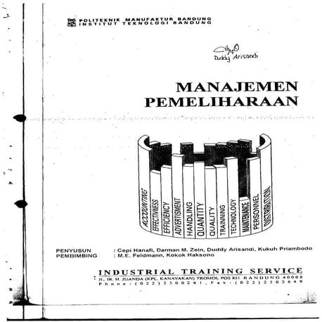Buku Manajemen Pemeliharaan (Perawatan)_Politeknik Manufaktur Bandung ...