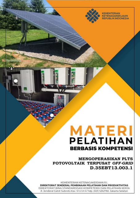 PPT Memelihara Modul Surya PLTS Fotovoltaik.pptx