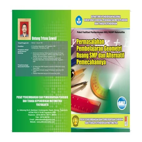 Buku panduan belajar permasalahan pembelajaram-geometri-ruang-smp | PDF