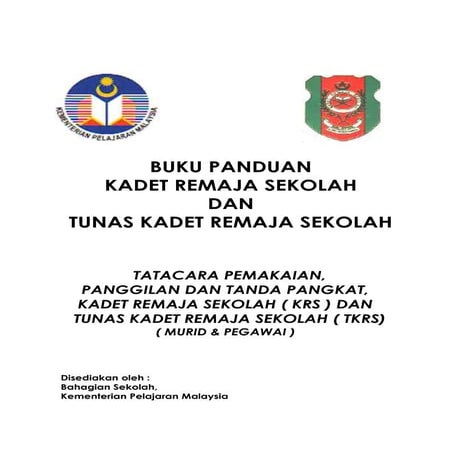 Buku panduan kadet_remaja_sekolah_dan_tKRS | PDF