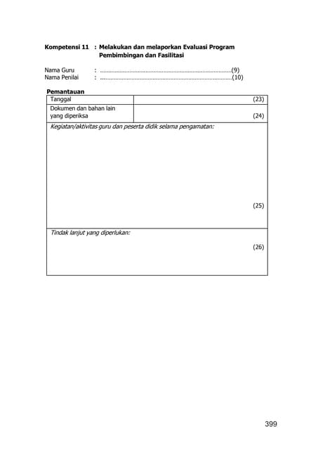 Pedoman penilaian ujian praktik b. inggris | PDF