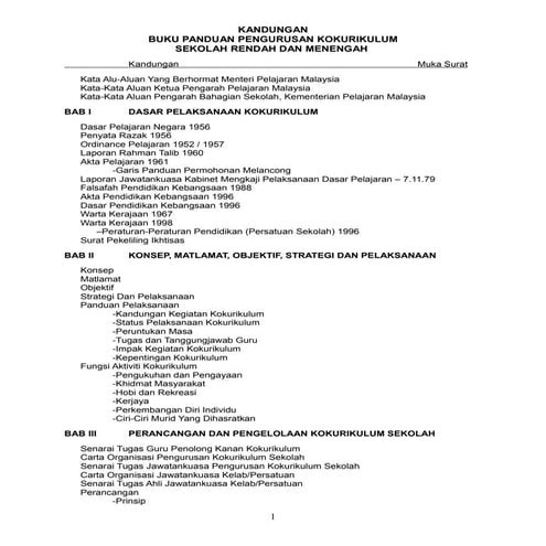 Buku panduankokurikulum | PDF