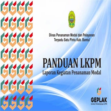 Buku Panduan LKPM_fiks hgdhgjsghfhjgdjshgfjh | PPT