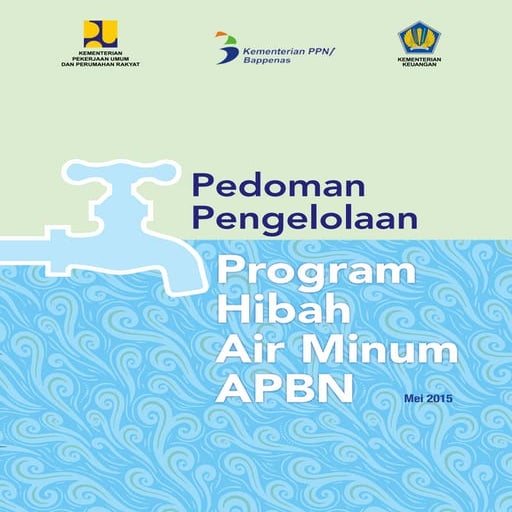 Buku pedoman hibahairminum-apbn | PDF