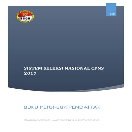 Petunjuk pendaftaran sscn | PDF