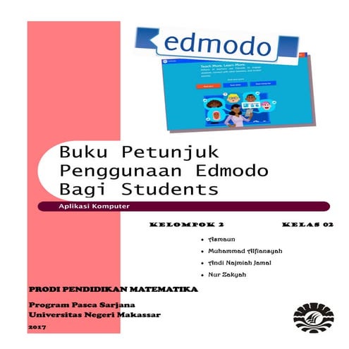 Buku petunjuk penggunaan edmodo bagi students | PDF