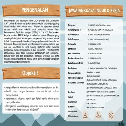 BUKU PROGRAM VERSI KEDUARANCANGAN KSIMANIS 2024 PPD KLANG | PPTX