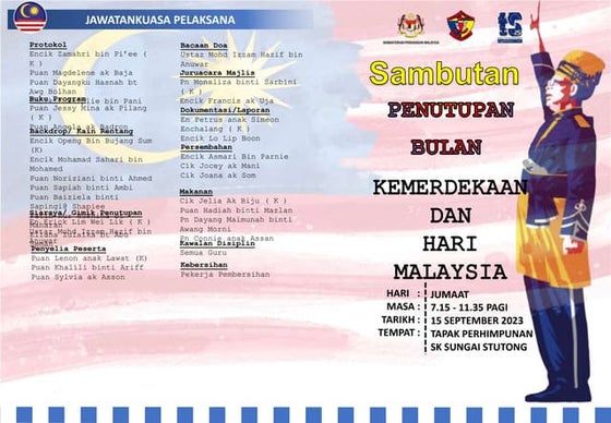 Sambutan Hari Kebangsaan PERINGKAT SEKOLAH | PPT