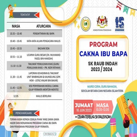 Buku Program Cakna Ibu Bapa 2023.pdf SKRI | PDF