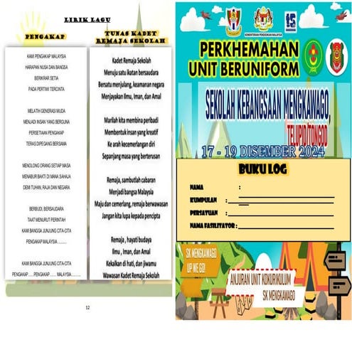 BUKU PROGRAM UNTUK PERKHEMAHAN SEKOLAH.. | PPT