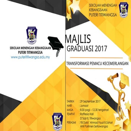 Majlis Graduasi 2017 Sekolah Menengah Kebangsaan Puteri Titiwangsa ...