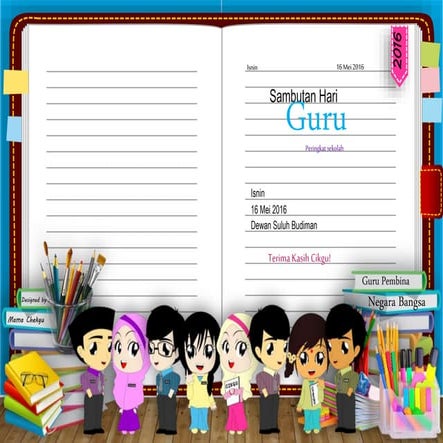 Buku program hari guru | PPTX