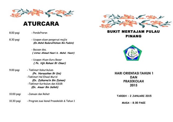 Buku program hari sukan | DOC