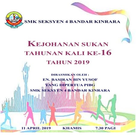 Buku Program Hari Sukan 2019 Pdf