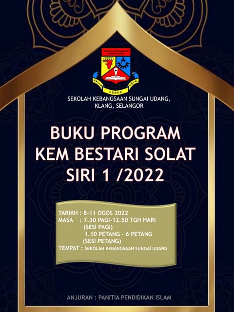BUKU PROGRAM CERAMAH 1446H SEMPENA BULAN DAKWAH SEKOLAH KEBANGSAAN SIJANGKANG | PDF