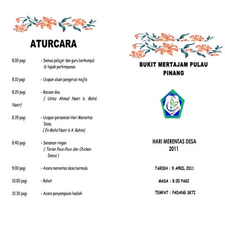 Buku program merentas desa 10 | DOC