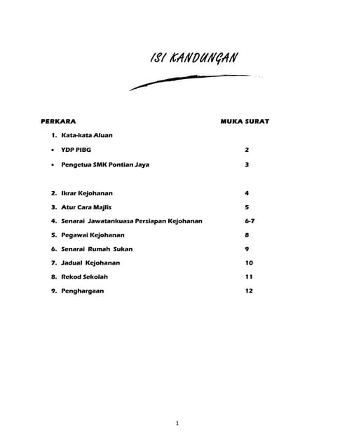 Buku program sukan 2015 | PPT