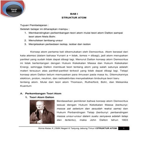 Buku struktur atom | PDF