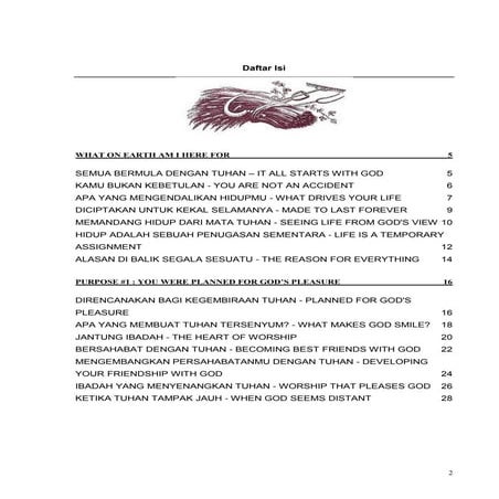 The Purpose Driven Life | PDF