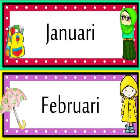 Bulan dalam setahun | PPTX