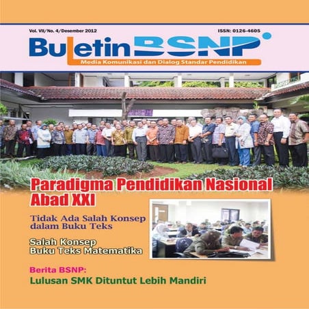 Buletin BNSP Edisi 4 Th 2012 | PDF