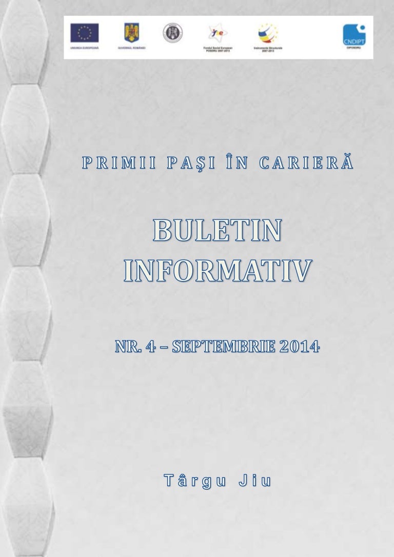 Buletin informativ nr. 4