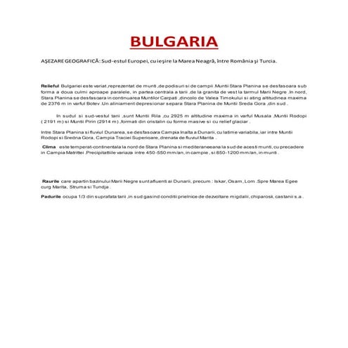 Bulgaria | PDF