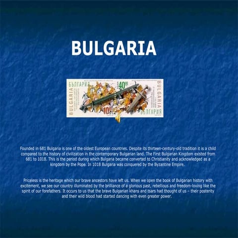 Bulgarian History | PPS | Christianity | Religion & Spirituality