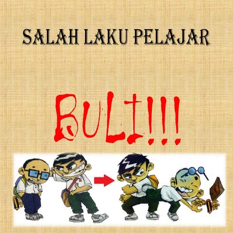 TATACARA BERKAITAN SALAH LAKU BULI DI SEKOLAHppt | PPT