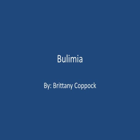 Bulima | PPT