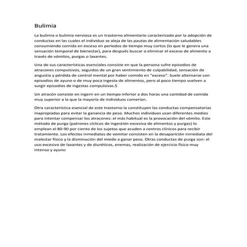 Bulimia | PPTX