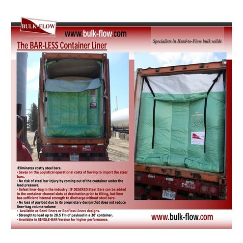 Bulk flow bar-less ag container liner | PDF