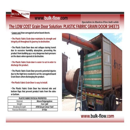 BULK-FLOW Grain Doors | PDF