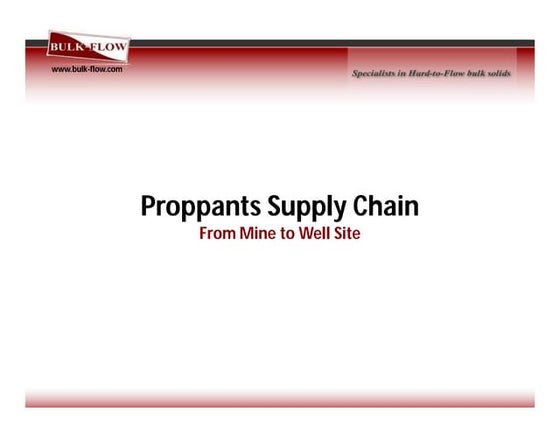 Bulk flow bulk packaging solutions | PPT