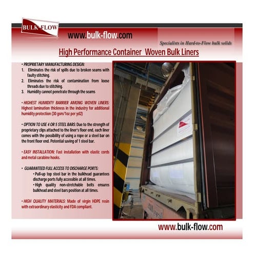 Bulk flow woven container liners | PDF