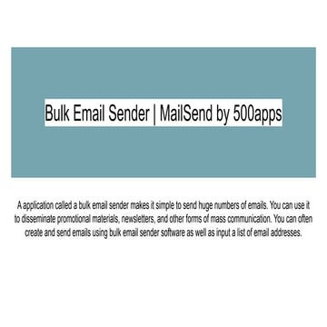 Bulk Email Sender _ MailSend by 500apps.pdf