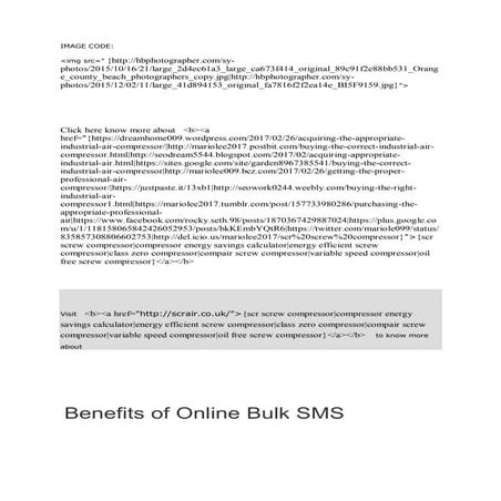 Bulk sms | PDF