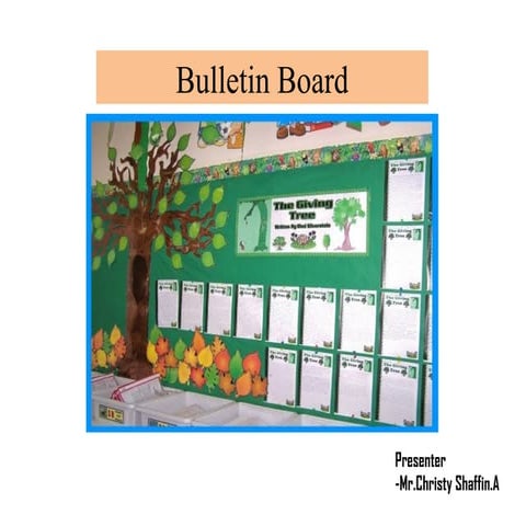 bulletin board final for msc nursing students | PPTX