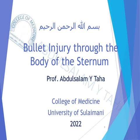Bullet Injury through the Body of the Sternum.pdf