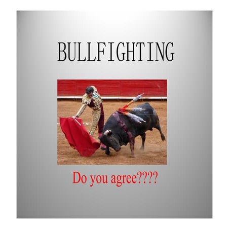 Bullfighting | PDF