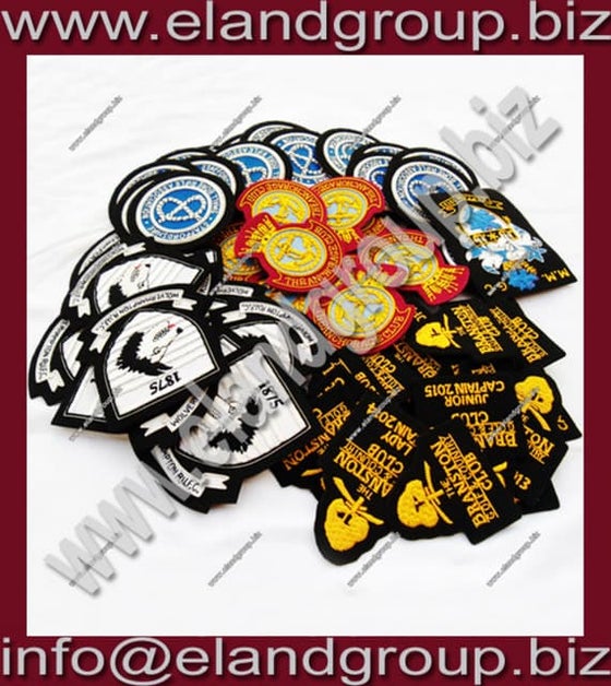Hand embroidery bullion badges | PDF