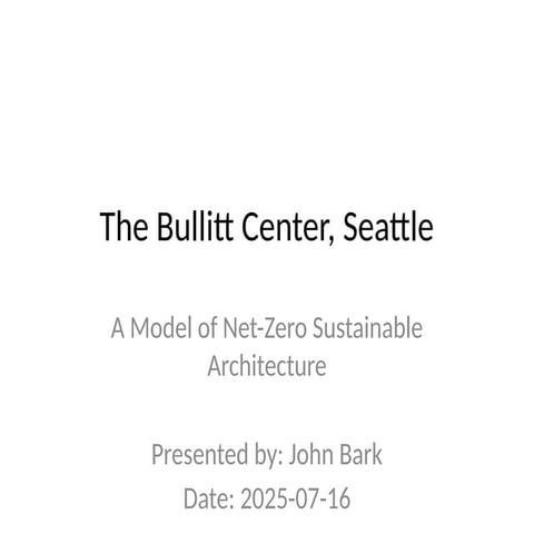 The bullitt center | PDF