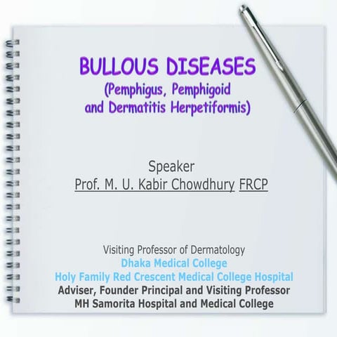 BULLOUS_DISEASES presentation and management | PPT