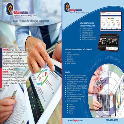 Bullseye flyer Social Feedback for Employee Engagement System | PDF