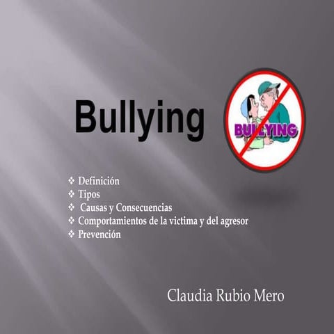 No al Bullying | PPT